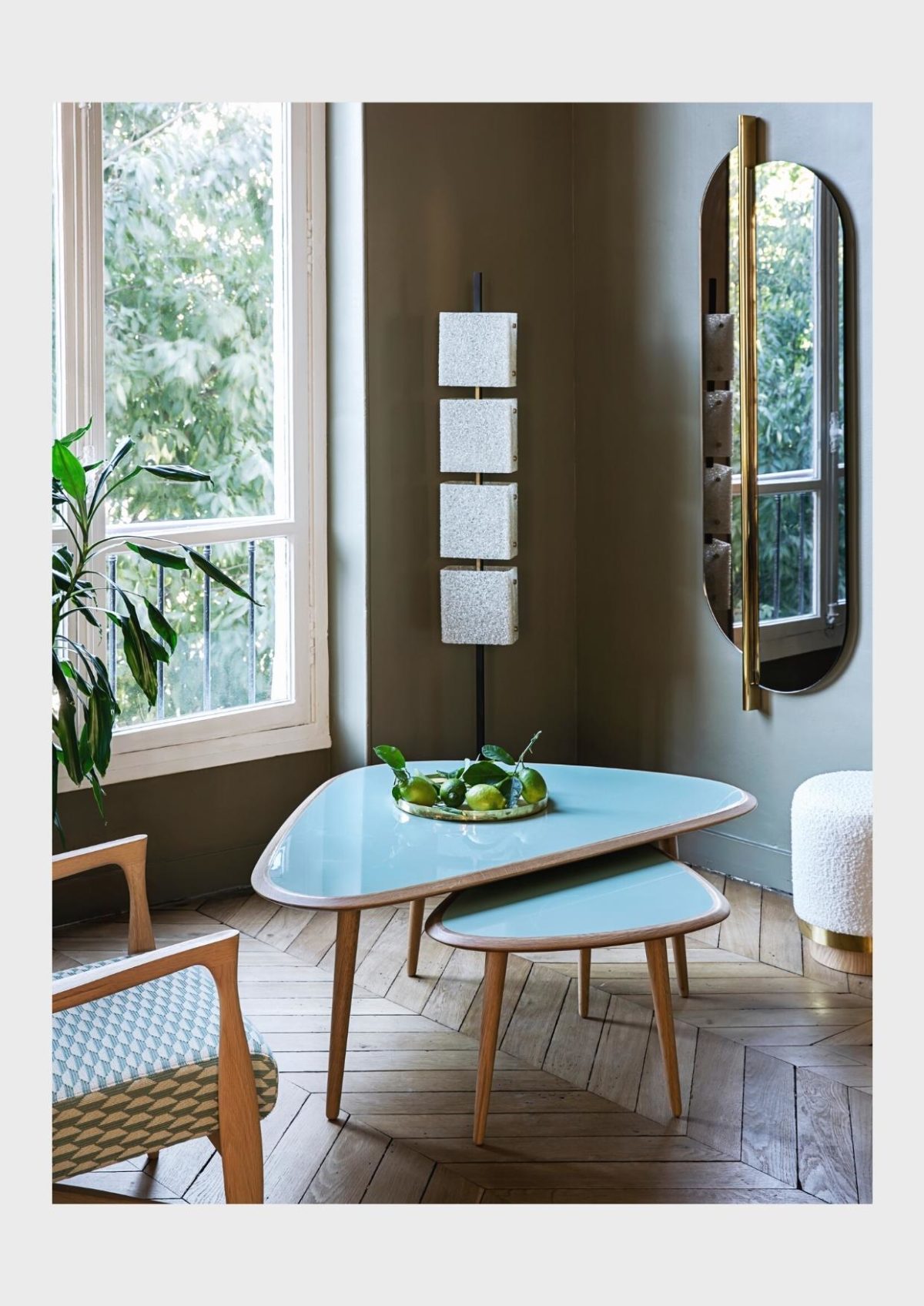 Midcentury Modern 50's Coffee Table- Red Edition